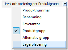Utskrifter Administration - Inventering
